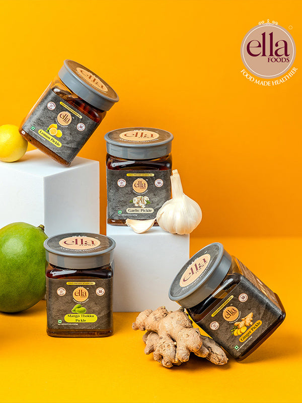 Ella Foods | Low Salt Pickles, Spices, Instant Foods & Snack