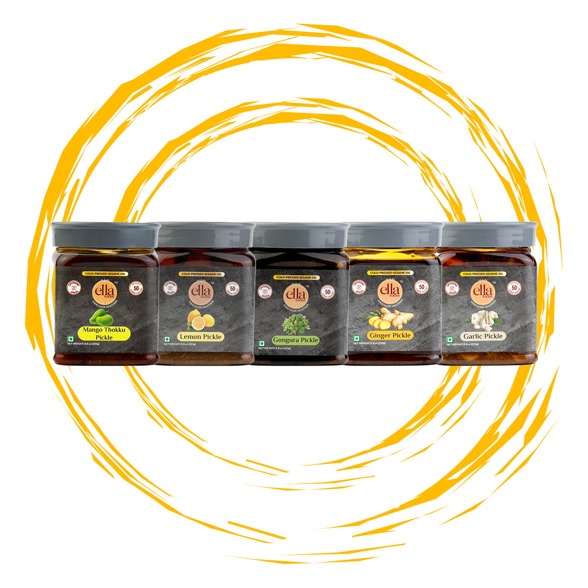 Ella Foods | Low Sodium Pickles | 2X Nutrients & Heart Healthy