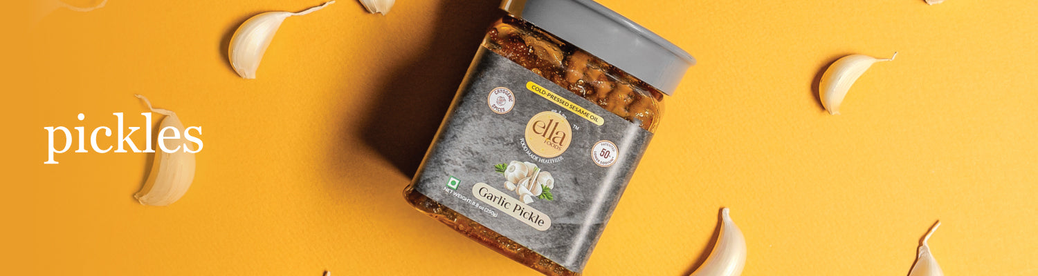 Ella Foods | 50% Low Sodium Pickles | 2X Nutrients & Antioxidants