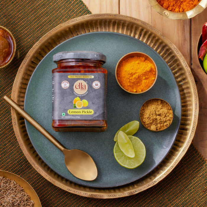 Ella Foods | Buy 50% Low Salt Lemon Pickles |2X Antioxidants – EllaFoods