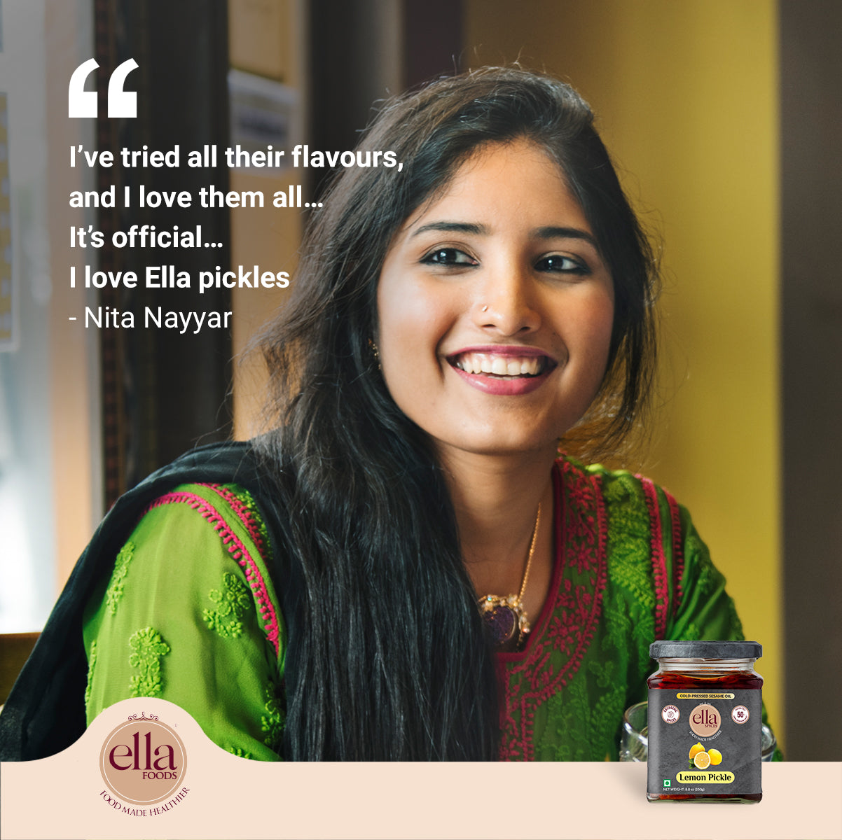Ella Foods | Ginger Garlic Pickles | 50% Low Sodium – EllaFoods